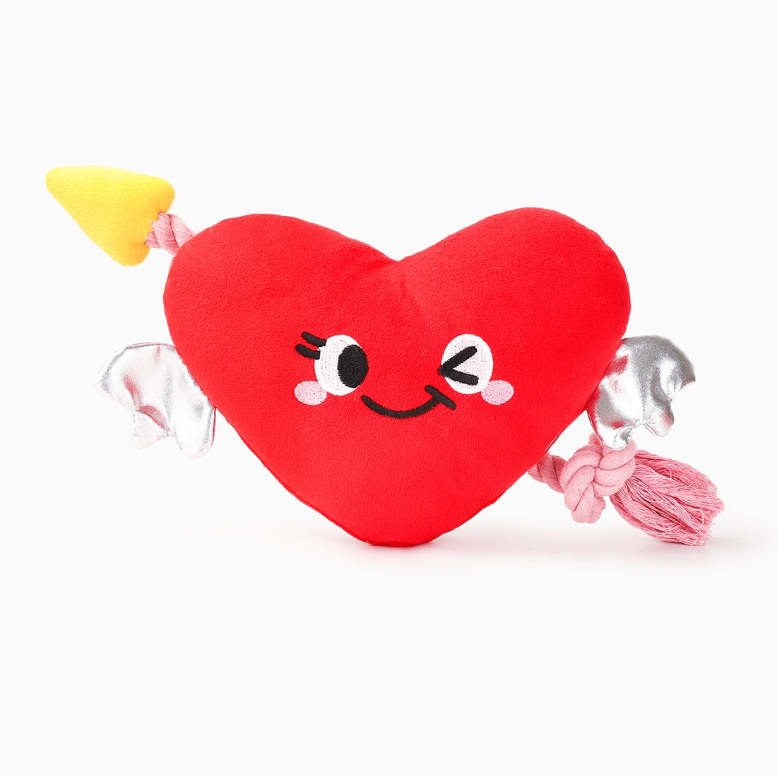 Hugsmart Pet - Woof Love | Heart&Arrow - Dog Plush Toy – Fella & Fetch