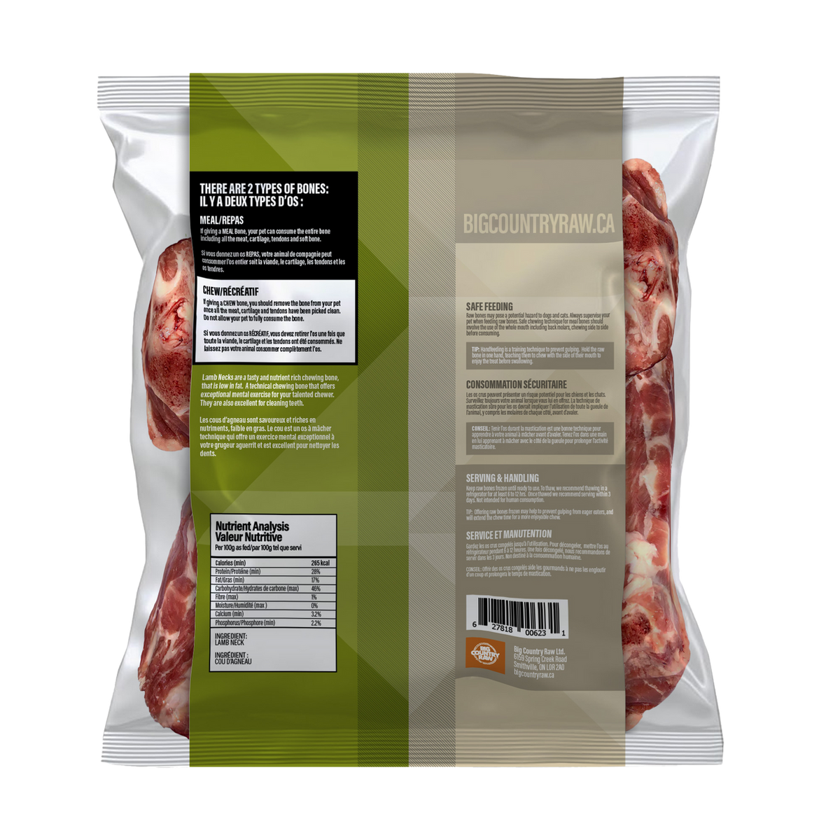 Big Country Raw Lamb Neck Bone – Fella & Fetch