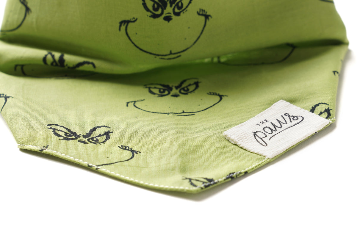 The Paws - Grinch Bandana – Fella & Fetch