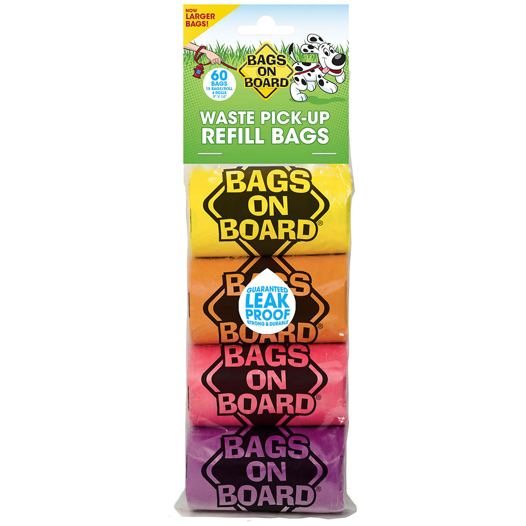 Rainbow Poop Bag Refills - 4 rolls – Fella & Fetch