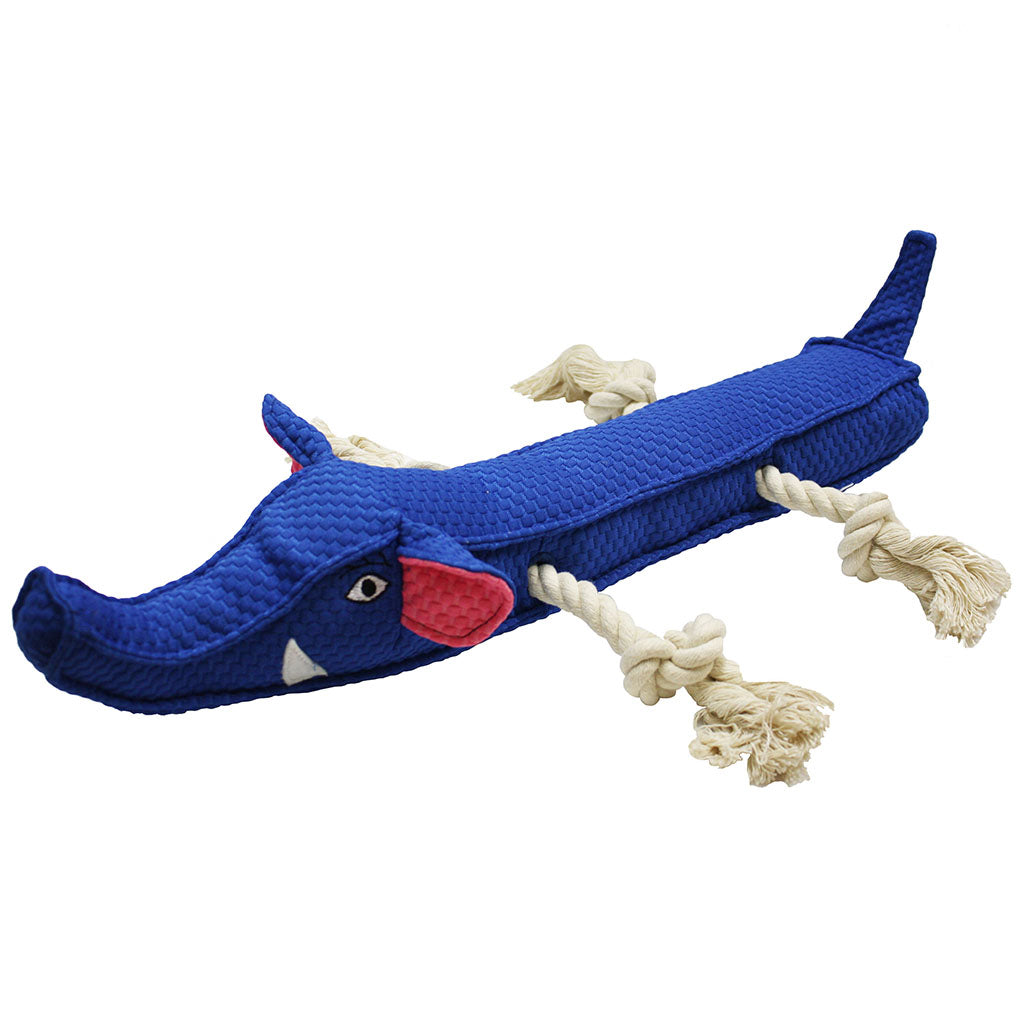 TuffPuff Elephant Stick 20" | Squeak & Rope – Fella & Fetch